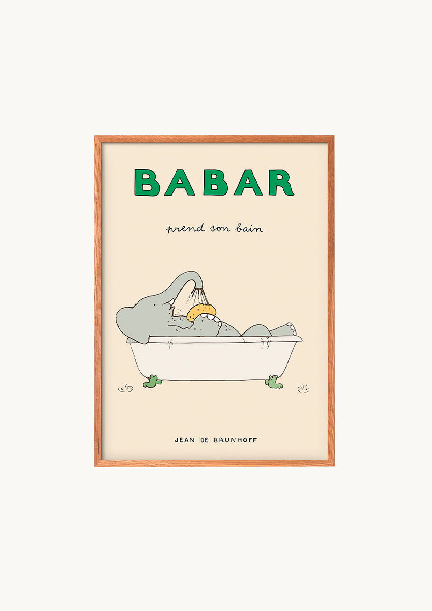 'Le Voyage, Babar' Plakat fra Empty Wall | STUDIO MINI
