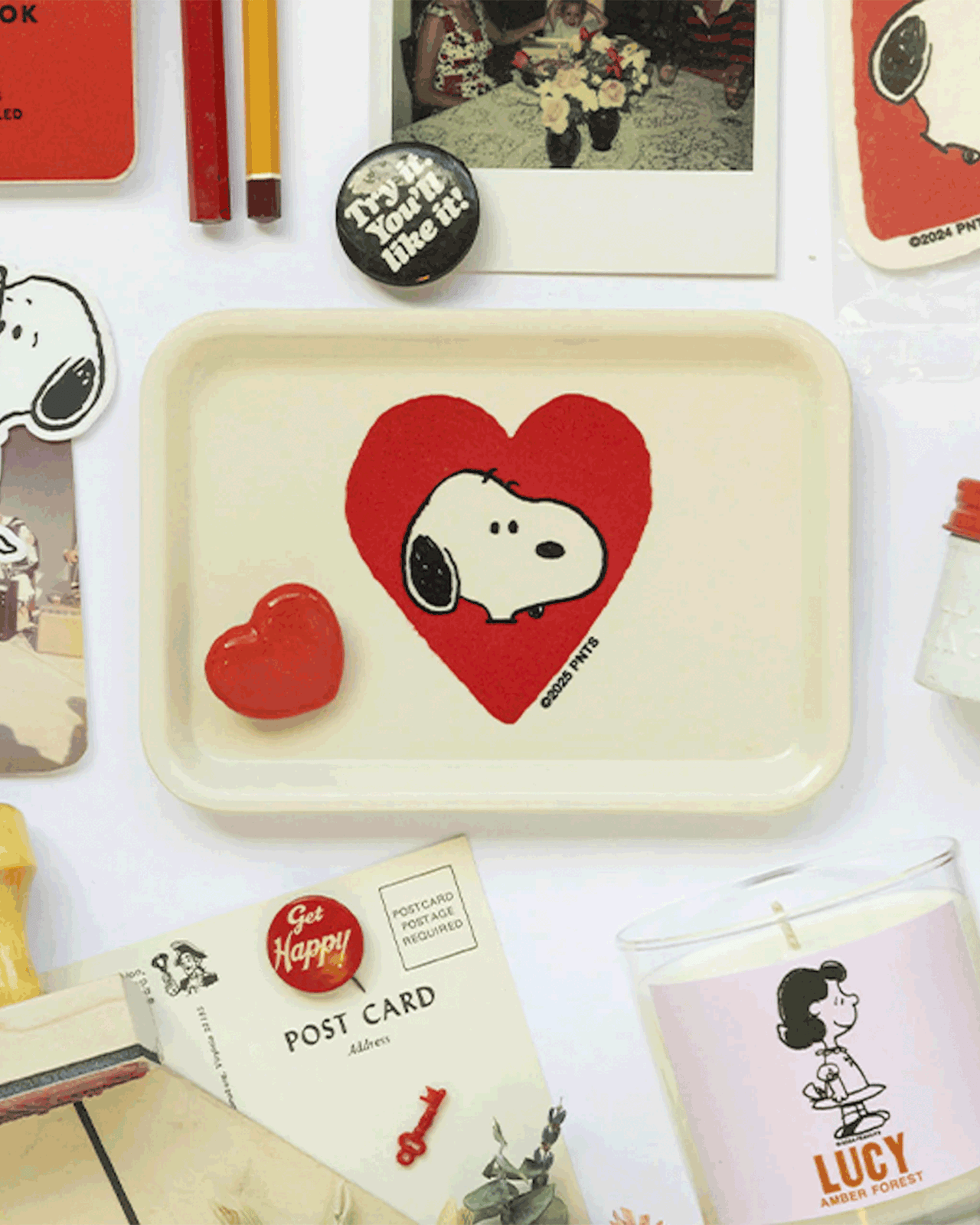 Peanuts Snoopy Valentines Tray from Three Potato Four | Studio Mini